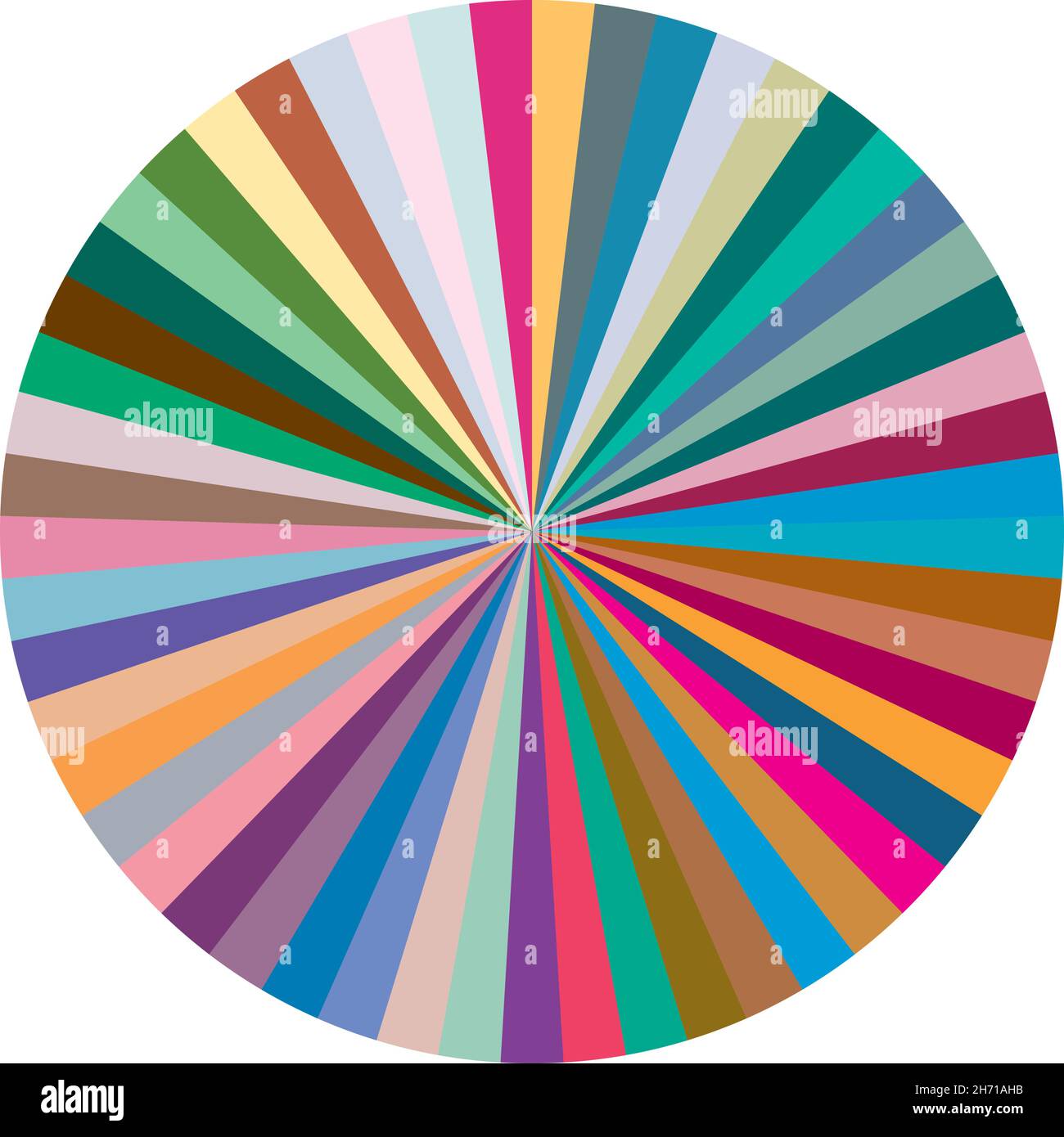 Pie chart, Pie graph, circular, circle diagram from series with 2 to 65 ...