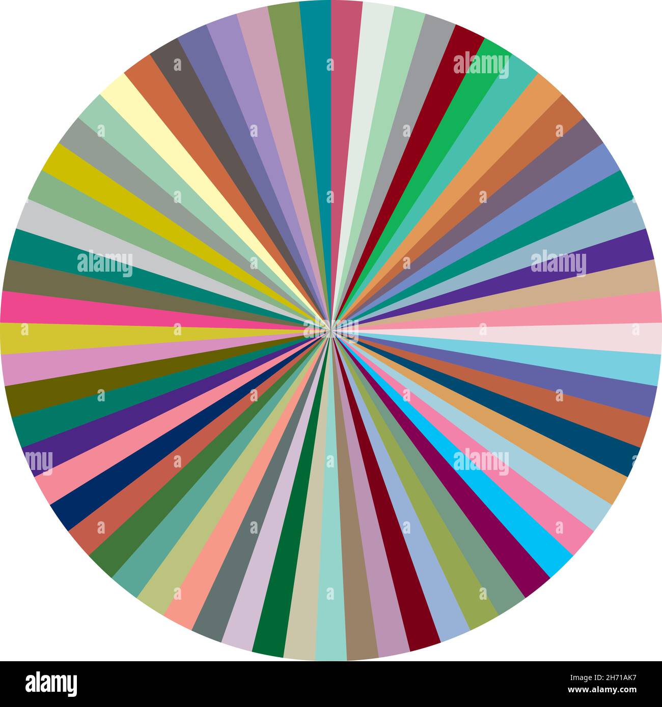 Pie chart, Pie graph, circular, circle diagram from series with 2 to 65 ...