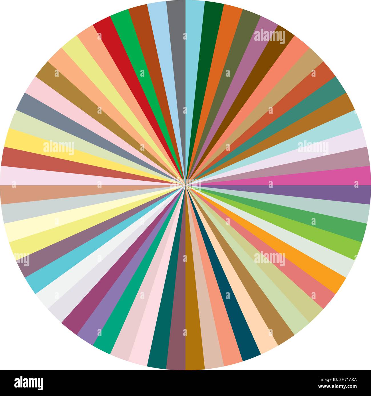 Pie chart, Pie graph, circular, circle diagram from series with 2 to 65 ...