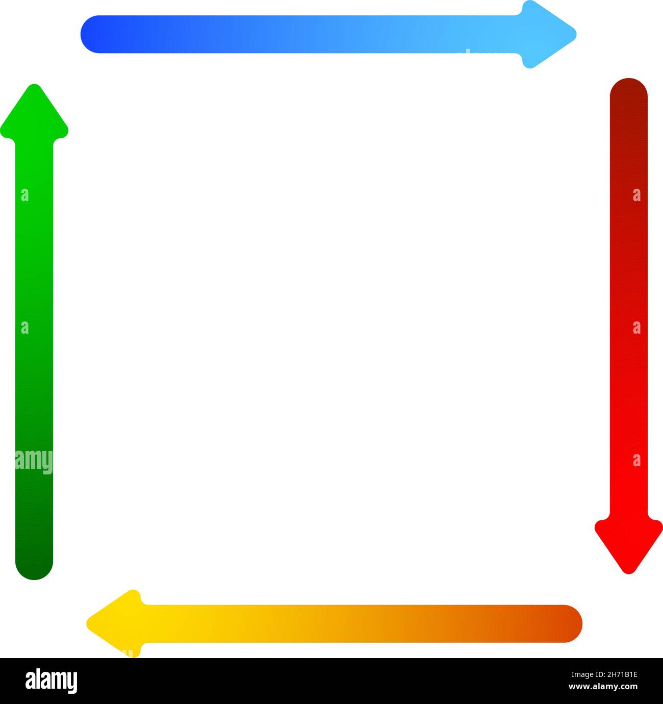 4-way arrows, pointers, cursors shapes - stock vector illustration ...