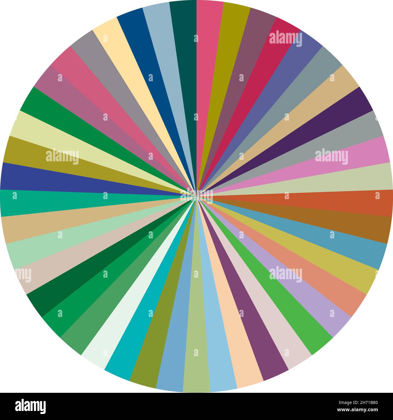 Pie chart, Pie graph, circular, circle diagram from series with 2 to 65 ...