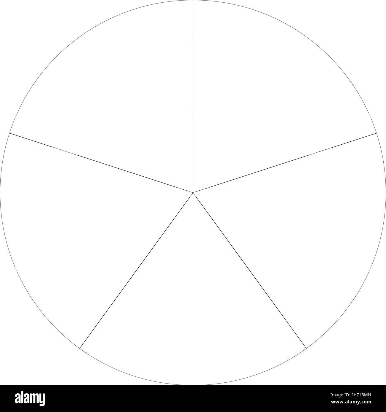 Pie chart, Pie graph, circular, circle diagram from series with 2 to 65 ...