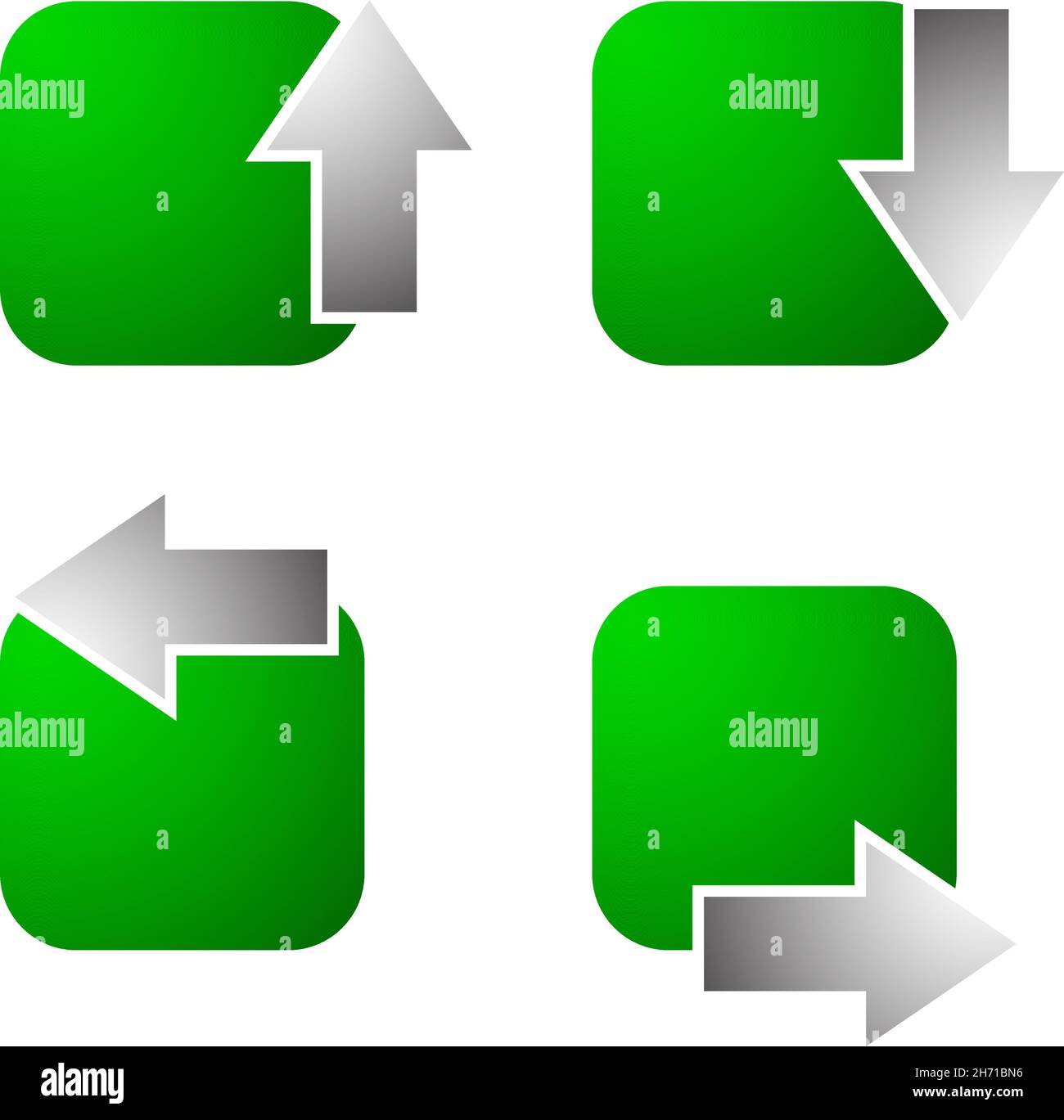 4-way arrows, pointers, cursors shapes - stock vector illustration ...