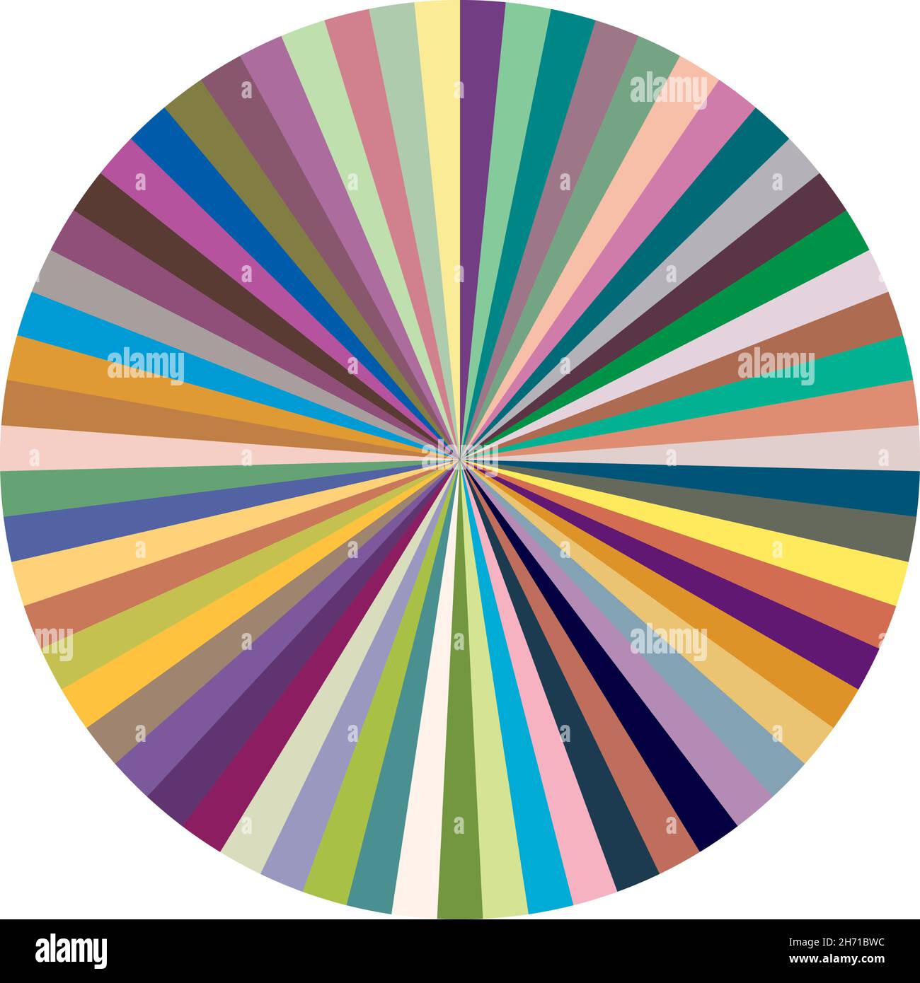Pie chart, Pie graph, circular, circle diagram from series with 2 to 65 ...