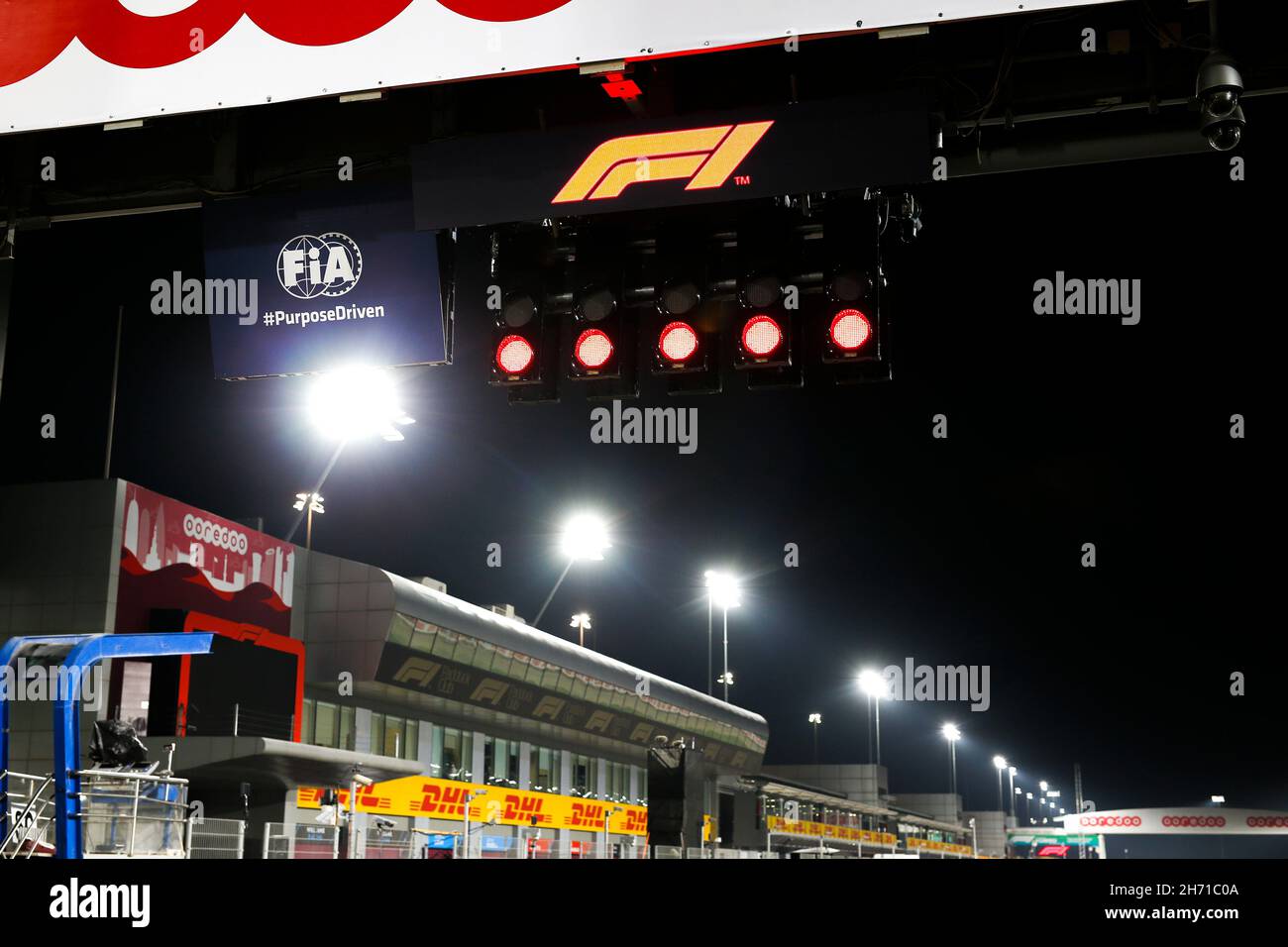 Doha, Qatar. 18th Nov, 2021. Track impression, F1 Grand Prix of Qatar ...