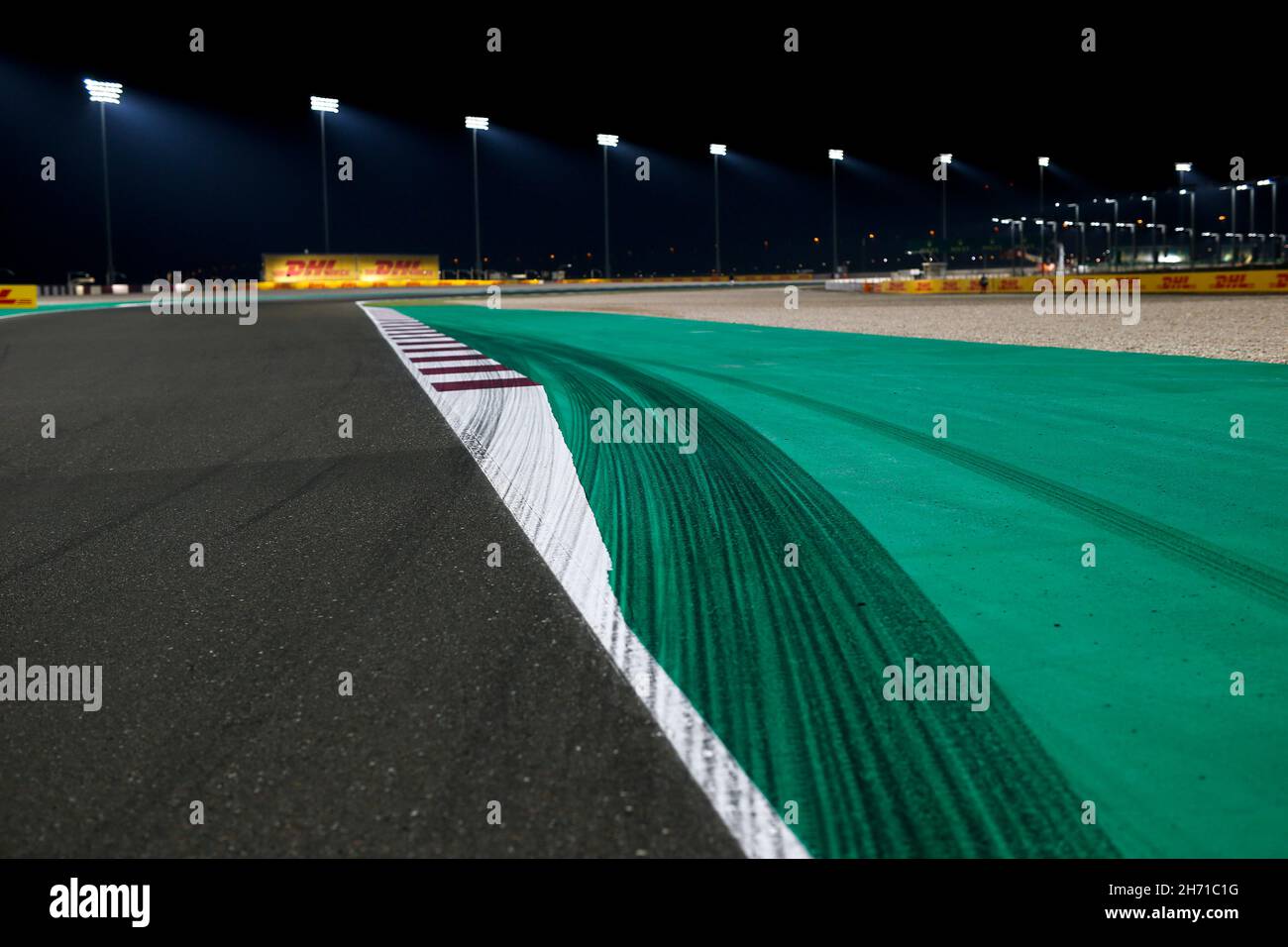 Doha, Qatar. 18th Nov, 2021. Track impression, F1 Grand Prix of Qatar ...