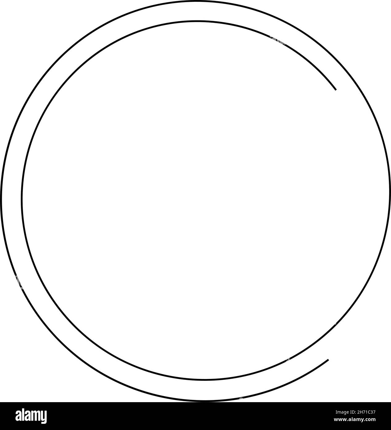 Spiral, swirl, twirl, volute design element with thin lines. Circular ...