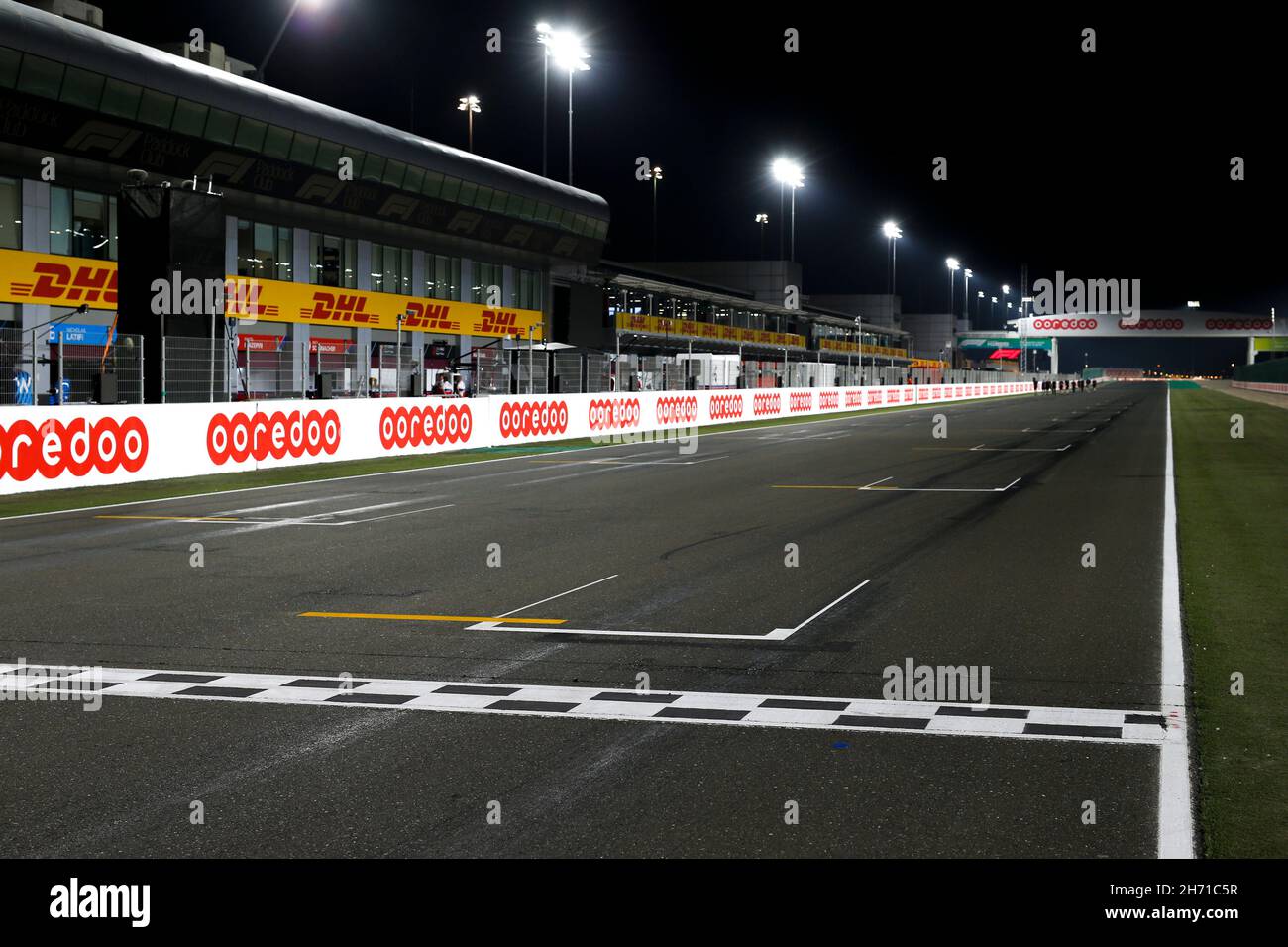 Doha, Qatar. 18th Nov, 2021. Track impression, F1 Grand Prix of Qatar ...