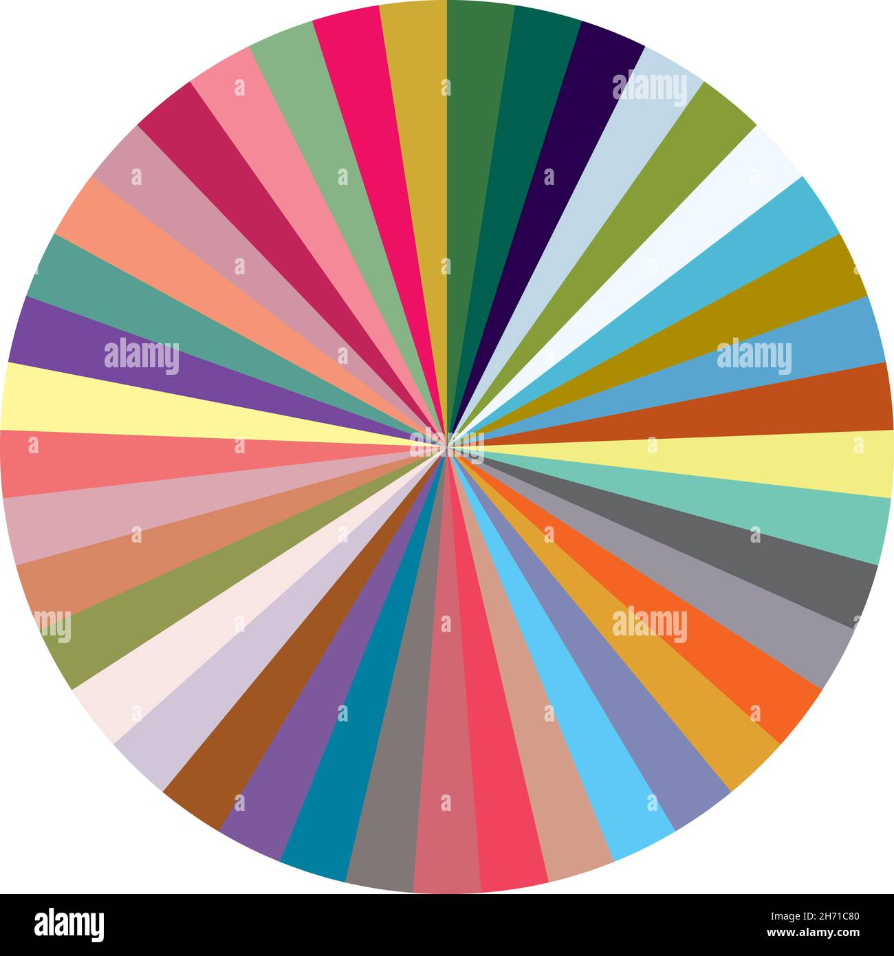 Pie chart, Pie graph, circular, circle diagram from series with 2 to 65 ...