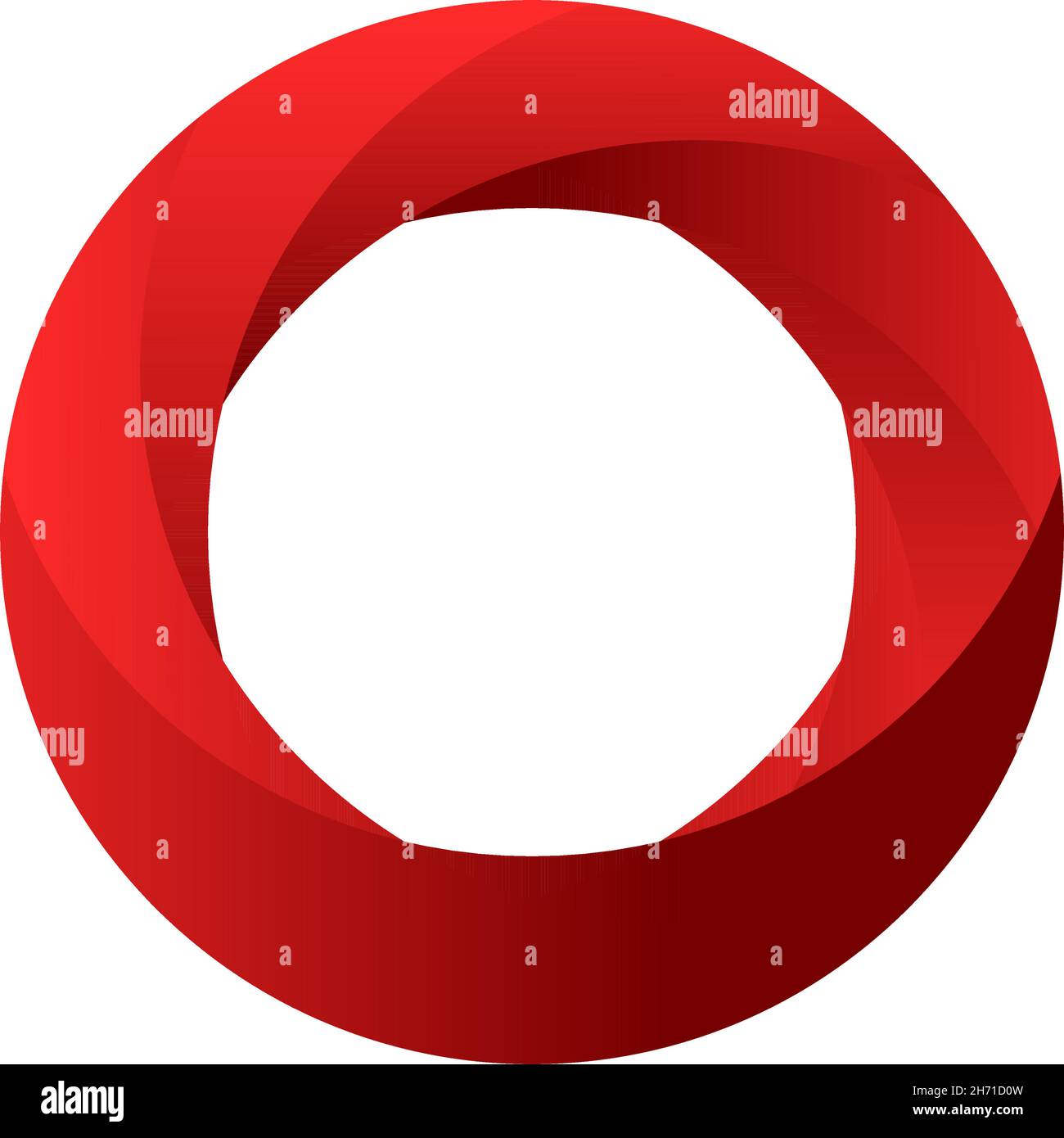 Circular abstract graphic. Segmented circle icon, design. Cyclical ...