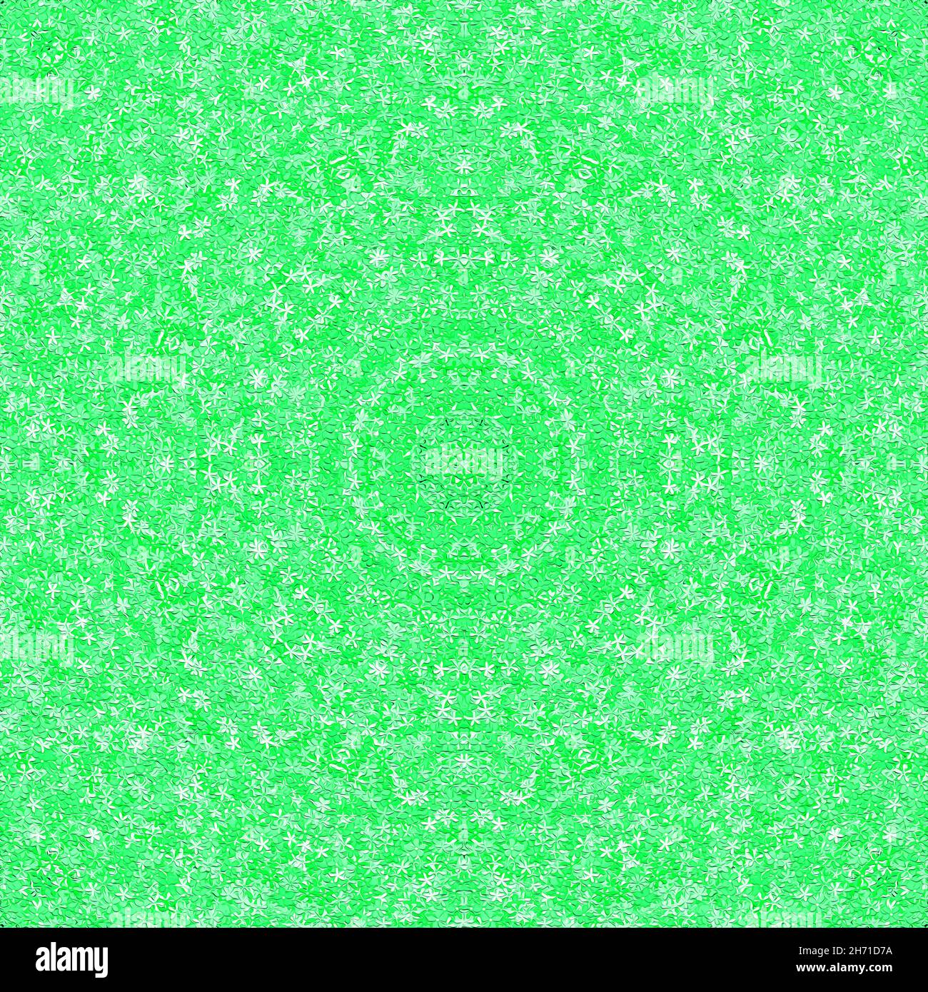 Vibrant green background an arabesque pattern for copy space Stock ...