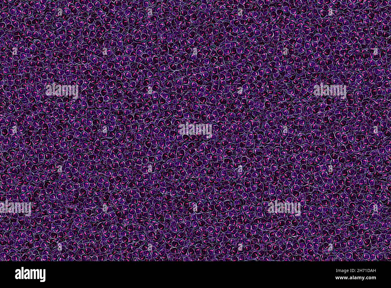 Illustrated purple background with a seamless pattern for copy space ...