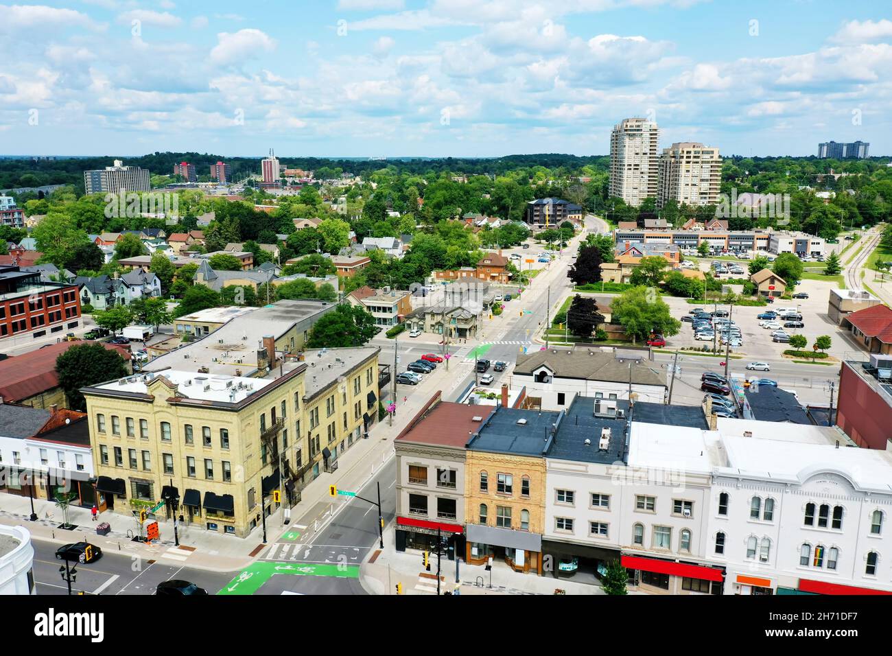 Aerial view waterloo ontario canada hi-res stock photography and images ...