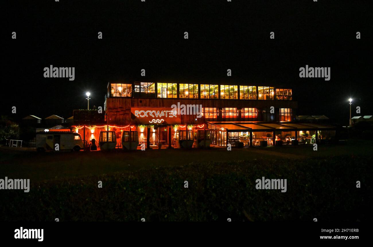 Rockwater bar and restaurant on Hove seafront , Brighton , Sussex ...