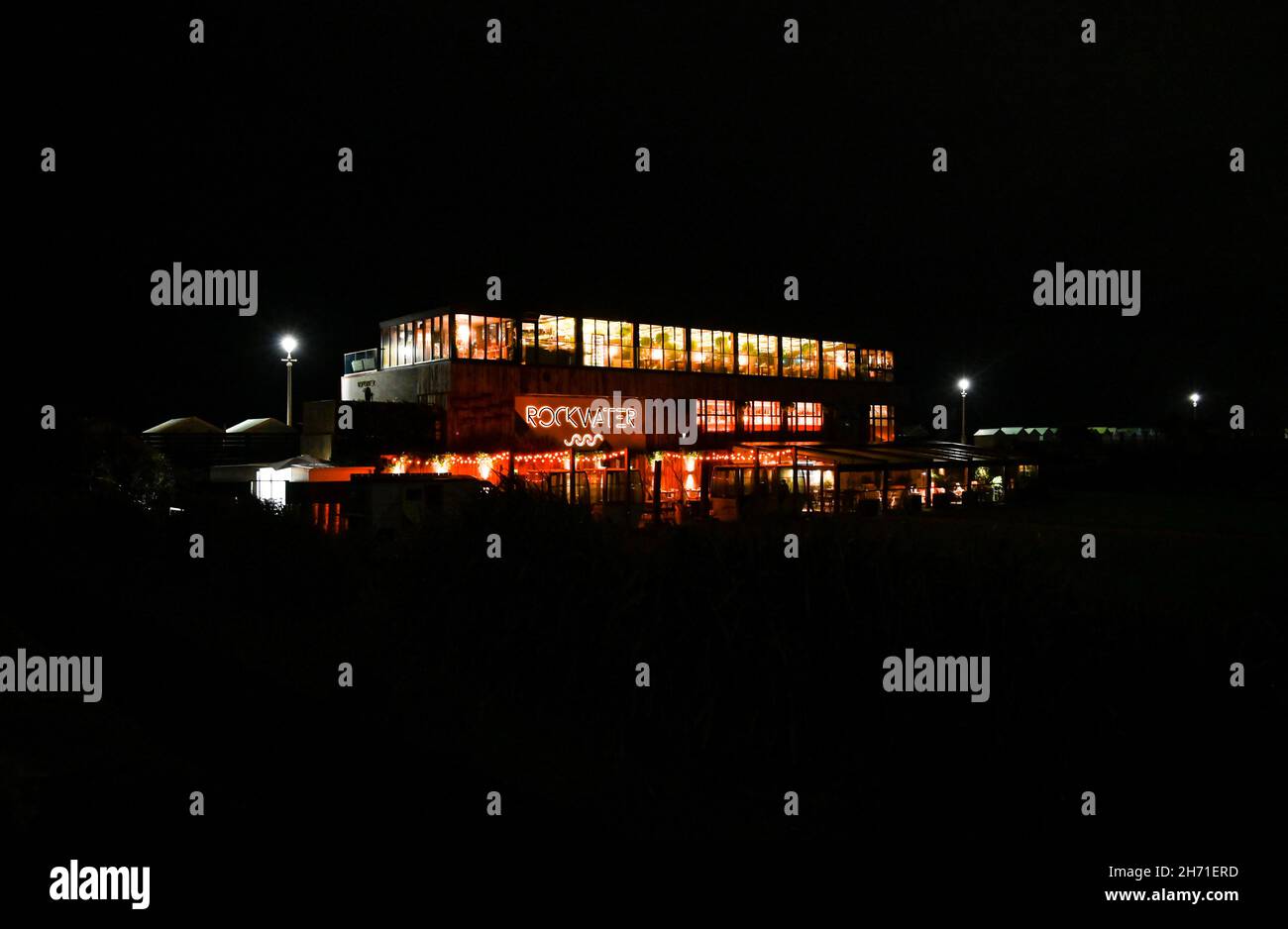Rockwater bar and restaurant on Hove seafront , Brighton , Sussex ...