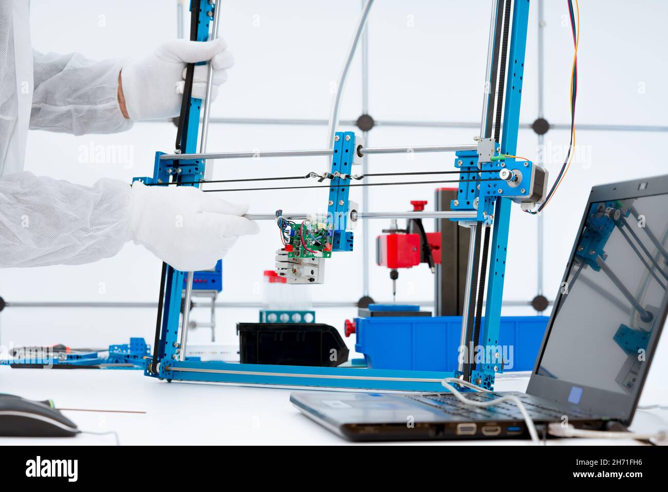 Precision instrument for photo-optical research in the laboratory of ...