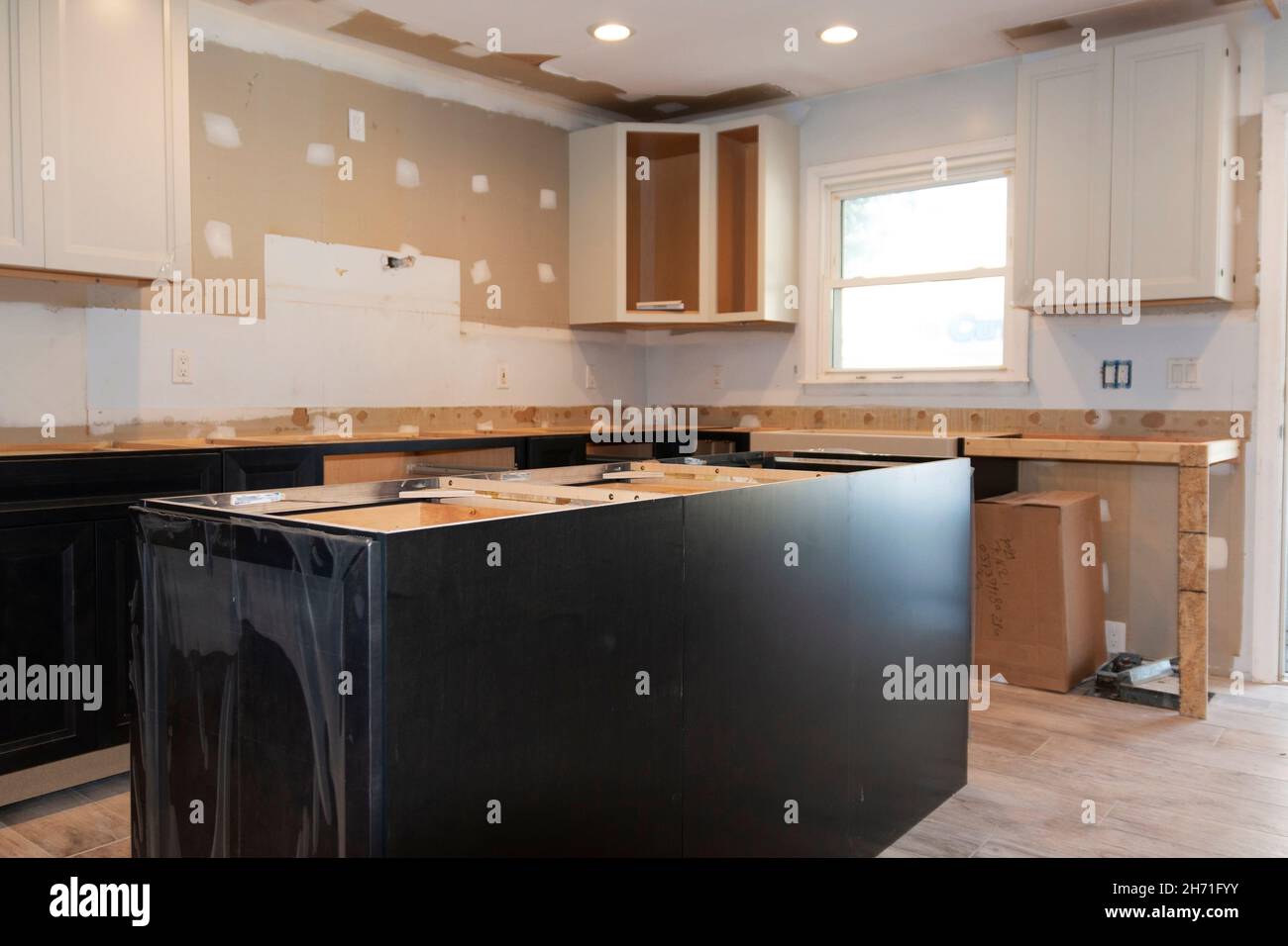 Installing cabinets hi-res stock photography and images - Alamy
