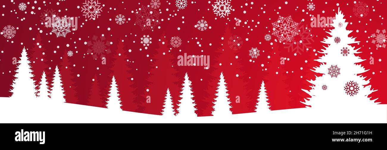 EPS 10 vector file showing christmas time nature landscape background ...