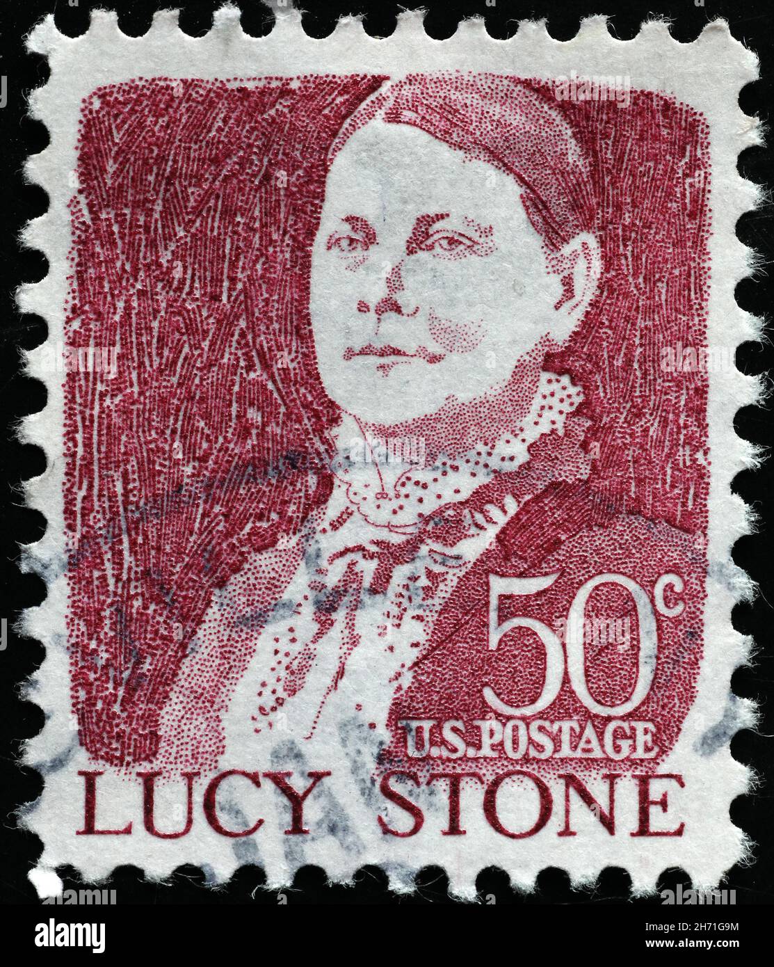 Lucy Stone on american postage stamp Stock Photo - Alamy