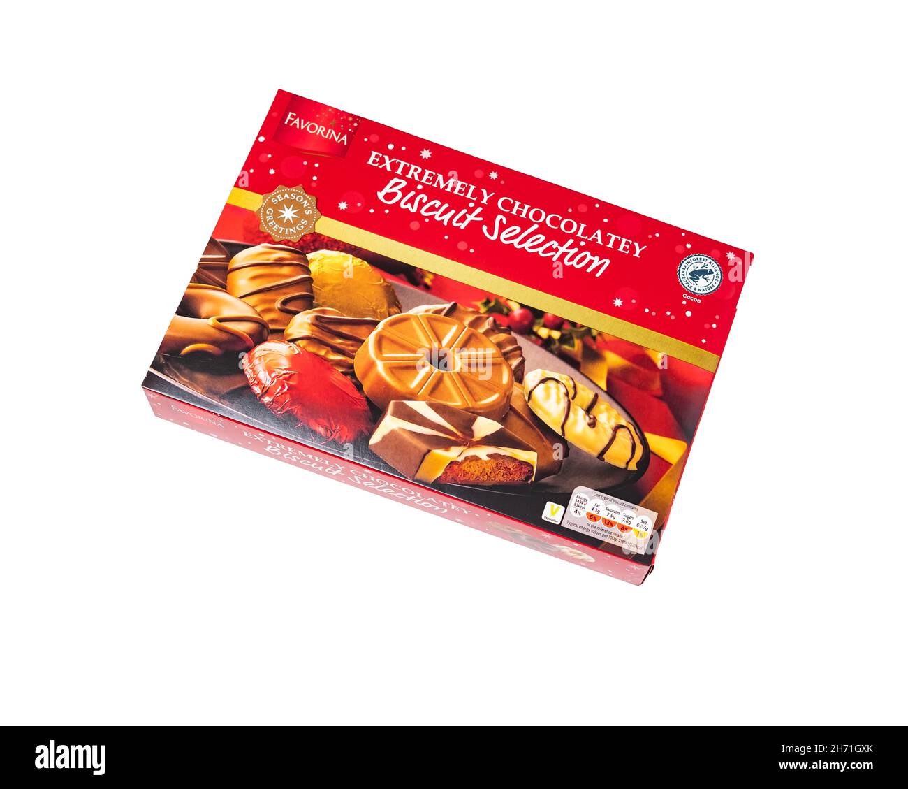 Luxury box of biscuits hi-res stock photography and images - Alamy