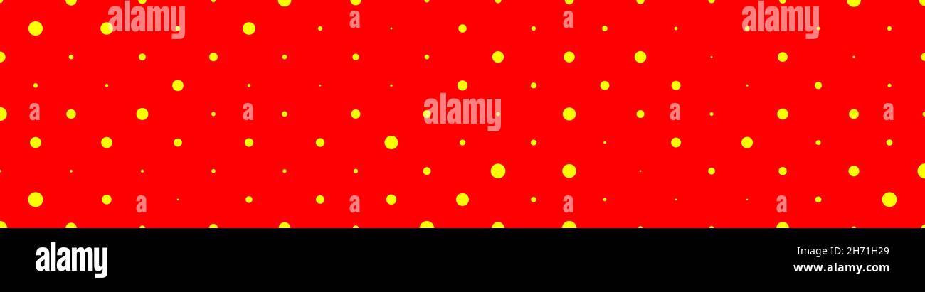Pop art, red yellow comic effect background. Random dots, dotted ...