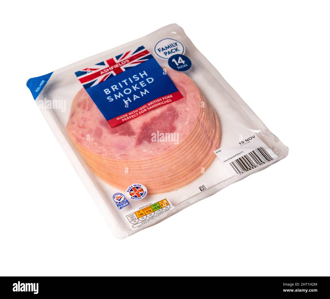 Norwich, Norfolk, UK – November 15 2021. A packet of Ashfields branded ...
