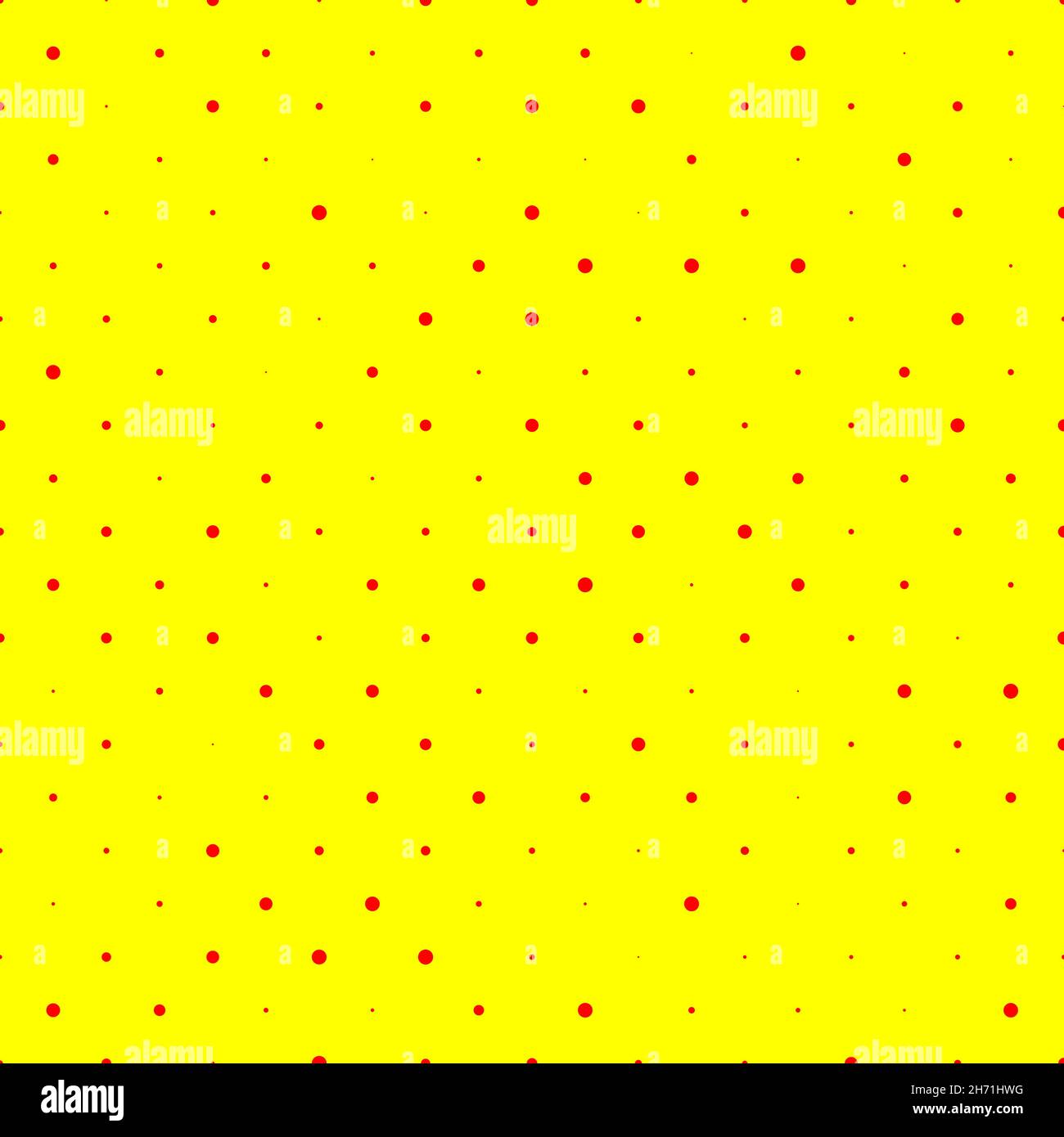 Pop art, red yellow comic effect background. Random dots, dotted ...