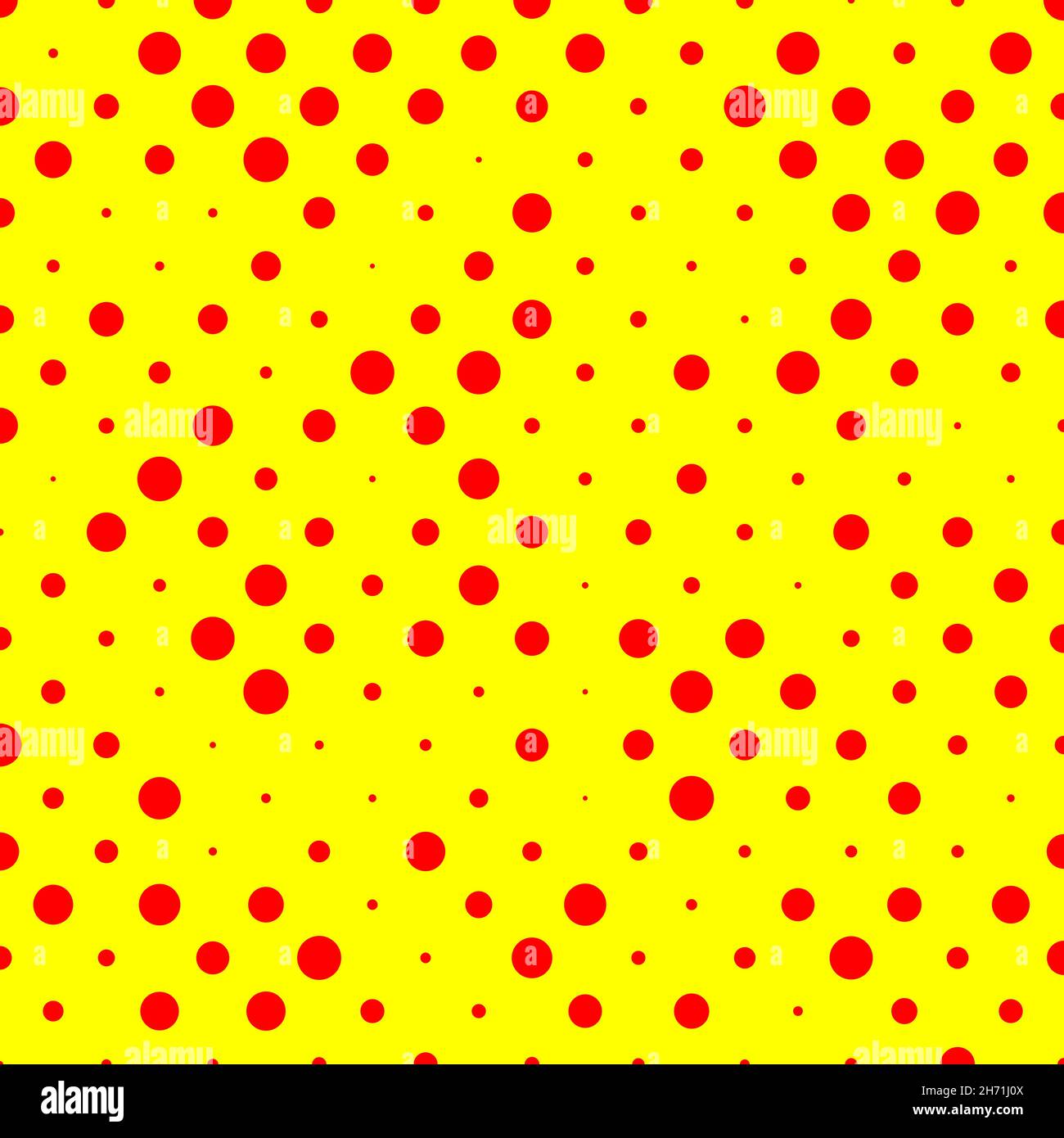 Pop art, red yellow comic effect background. Random dots, dotted ...