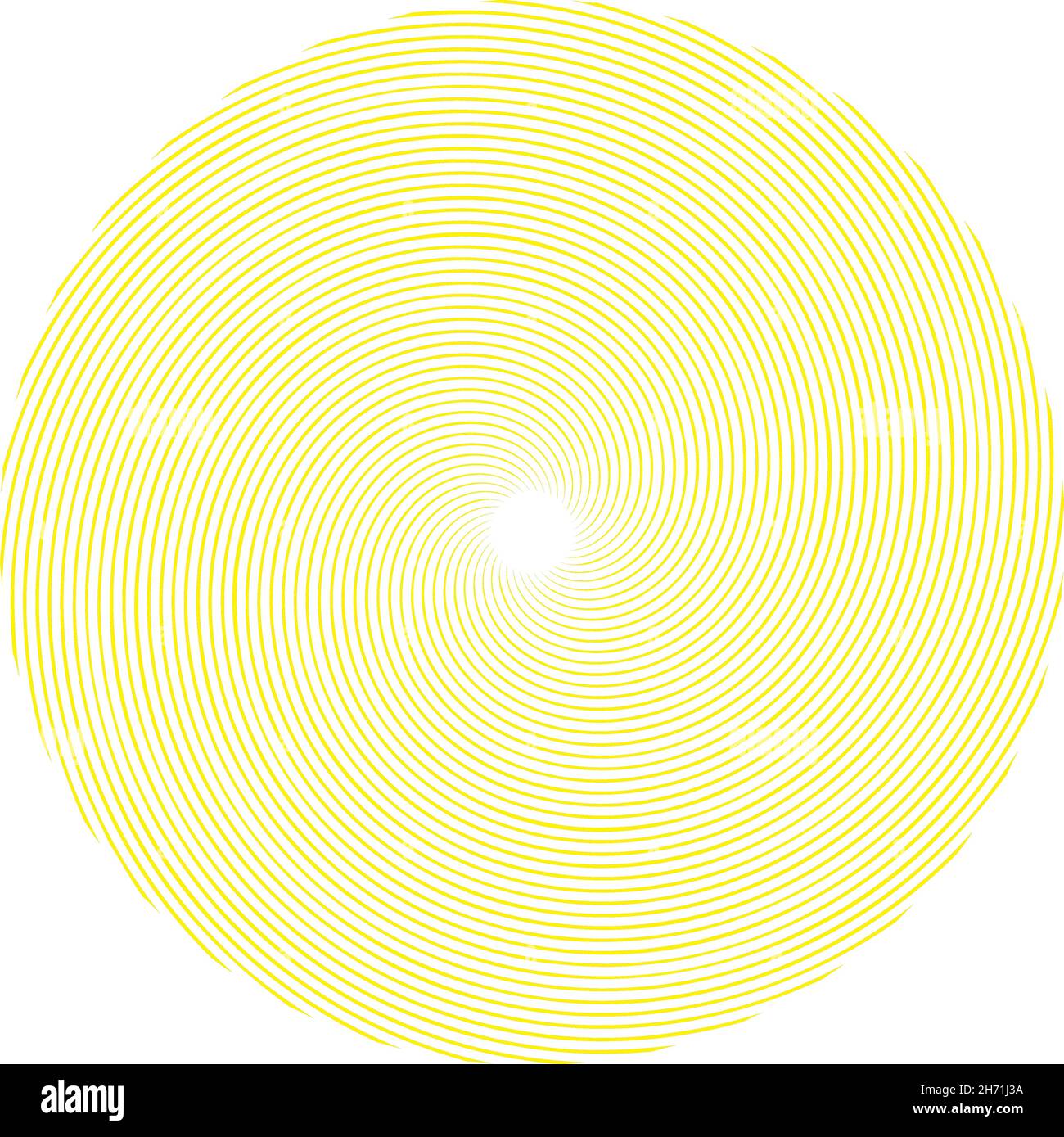 Spiral, swirl, twirl element. Cochlear, vortex, vertigo design shape ...
