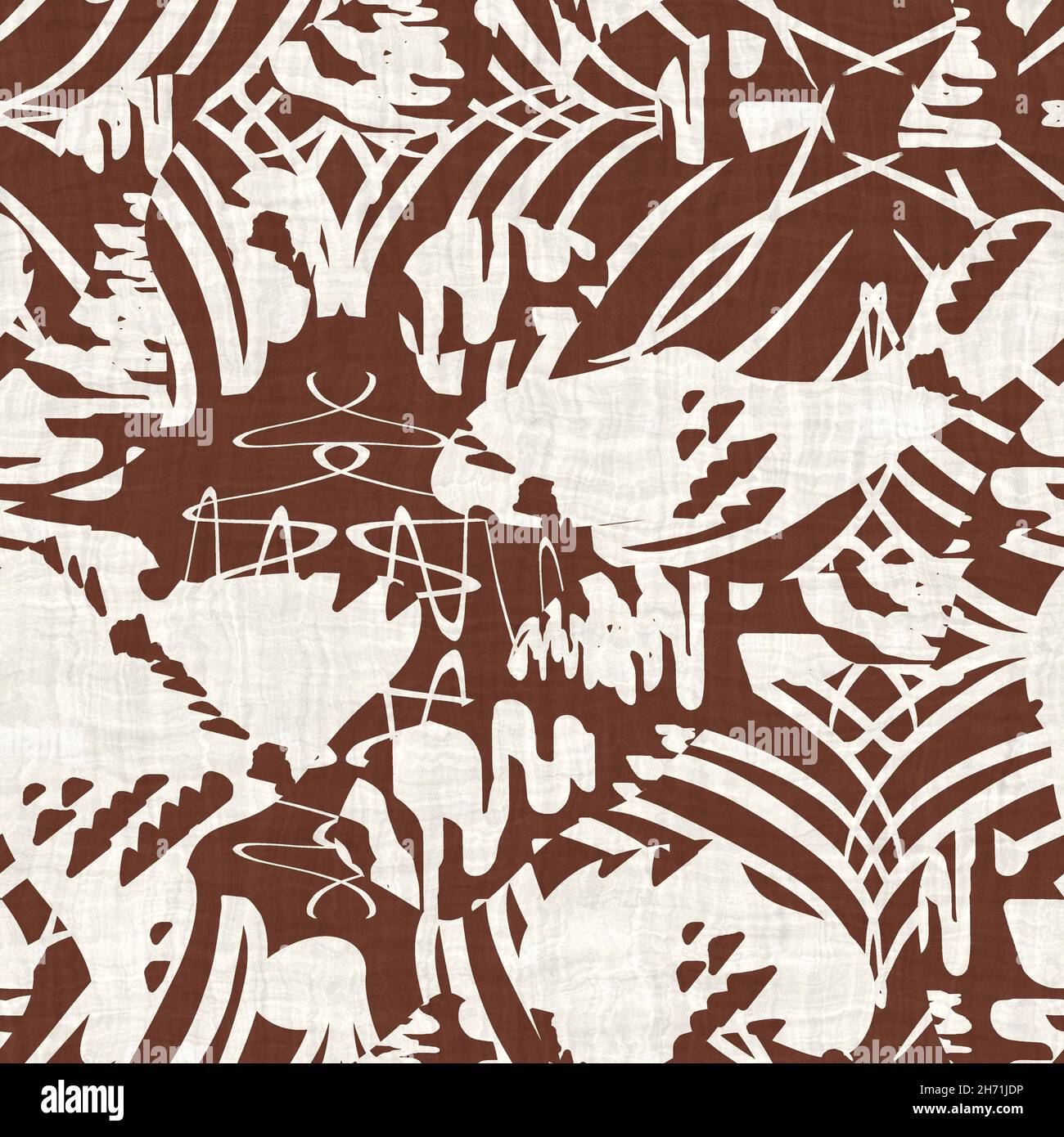 Seamless two tone hand drawn brushed effect pattern swatch Stock Photo ...