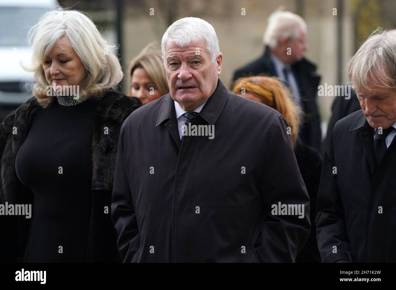 Former Rangers assistant manager Archie Knox during the memorial ...