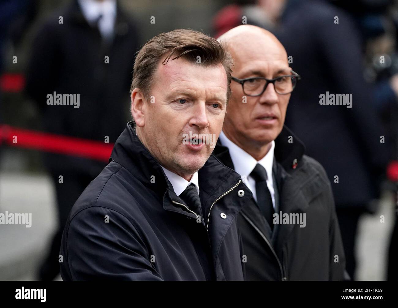 Former Rangers player Nigel Spackman (left) and Former Rangers player ...