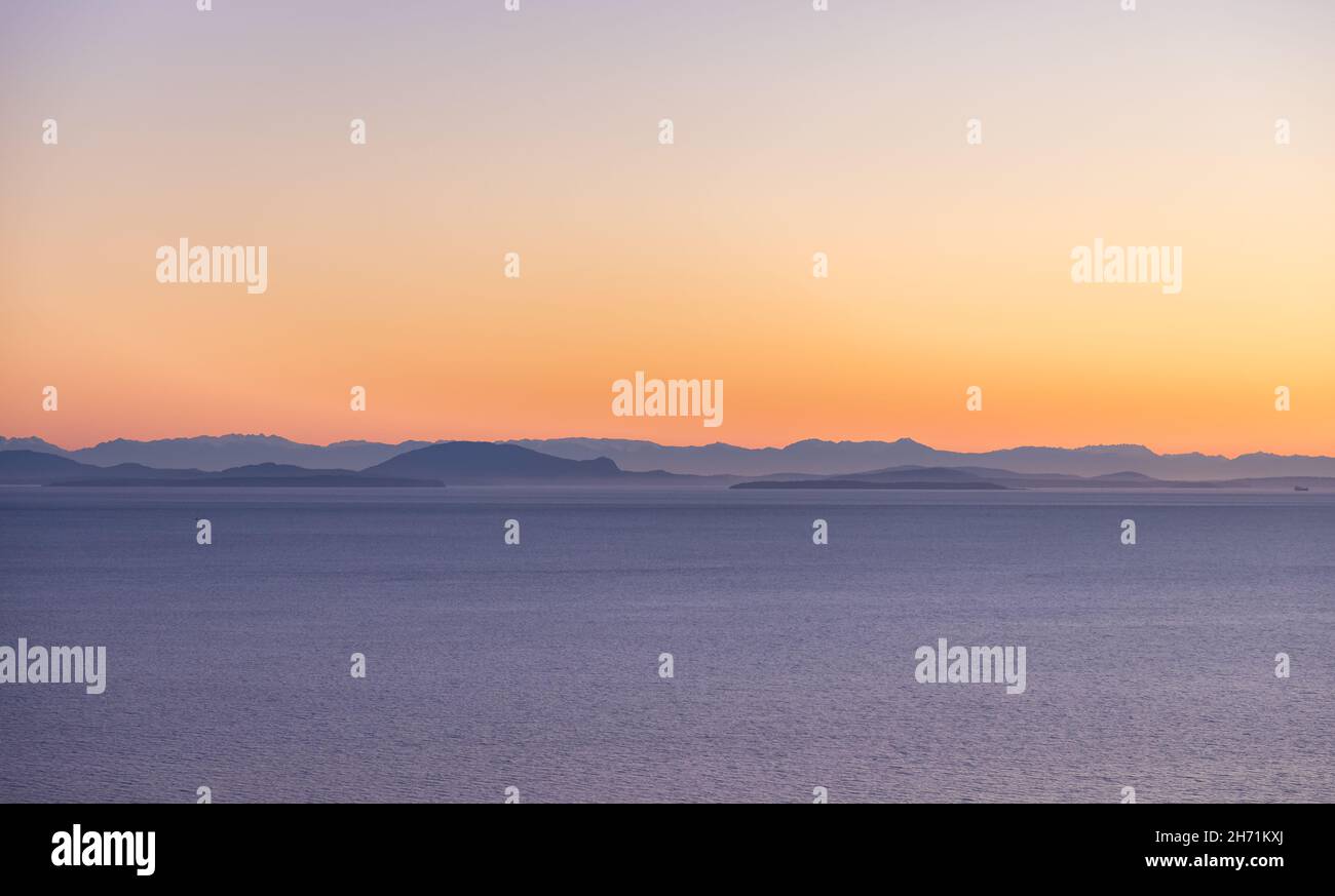 Aerial View of Pacific Ocean West Coast Stock Photo - Alamy