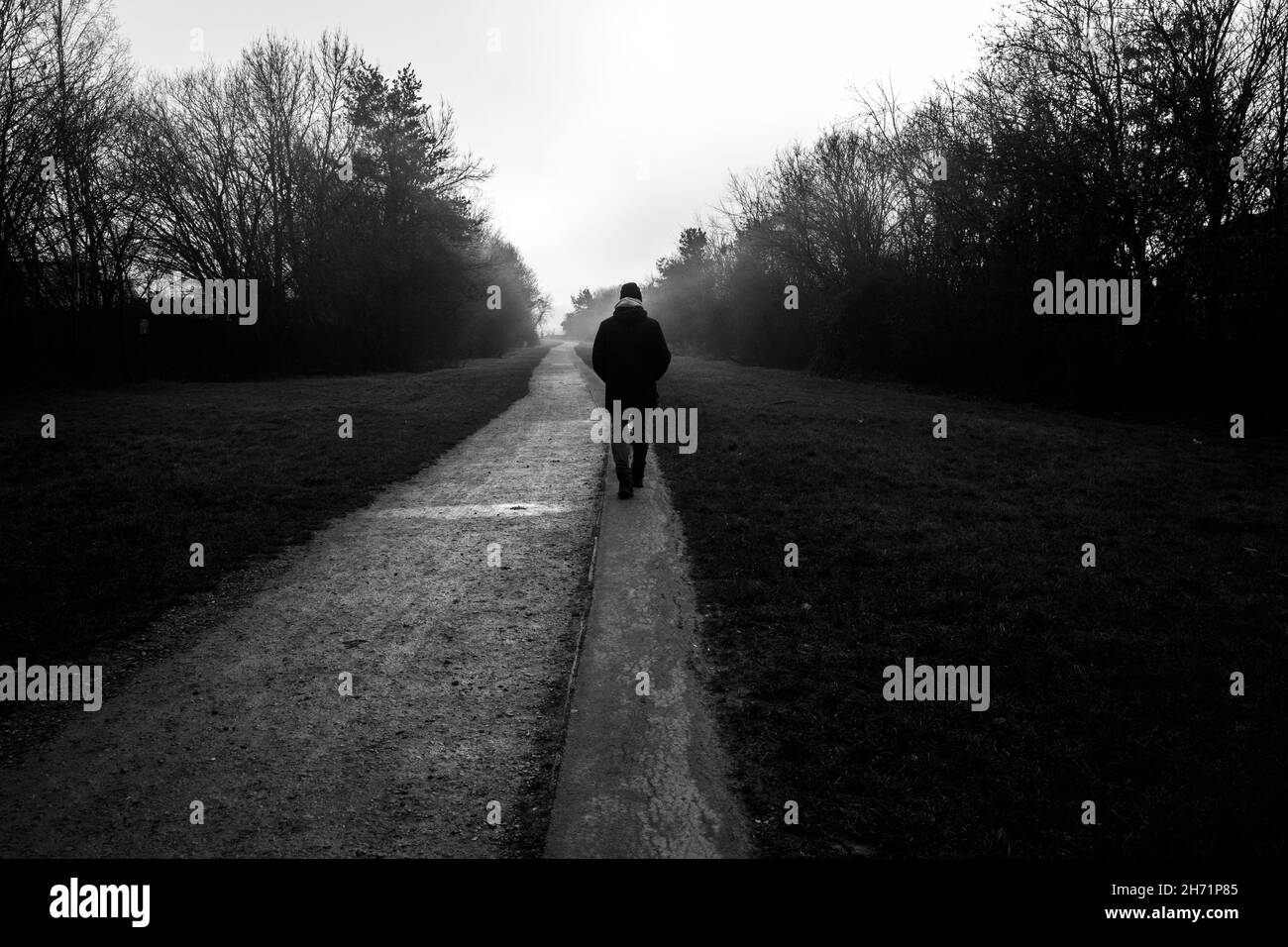 Portrait walkway Black and White Stock Photos & Images - Alamy