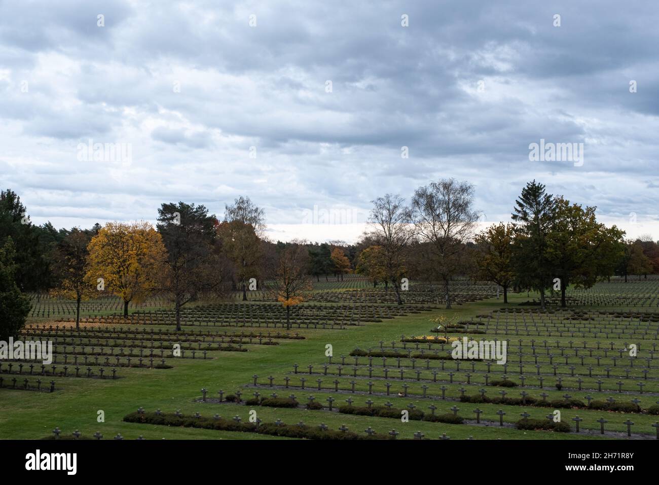 Lommel, Belgium - October 31, 2021: The largest German War Cemetery ...