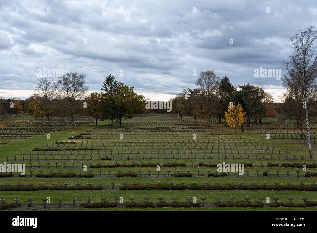 Lommel, Belgium - October 31, 2021: The largest German War Cemetery ...