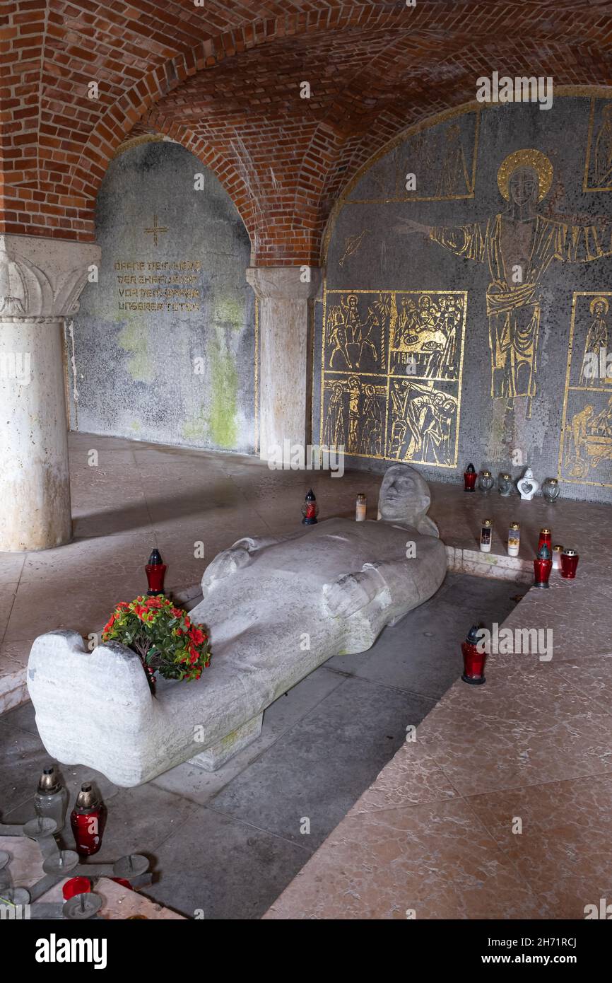 Lommel, Belgium - October 31, 2021: The largest German War Cemetery ...