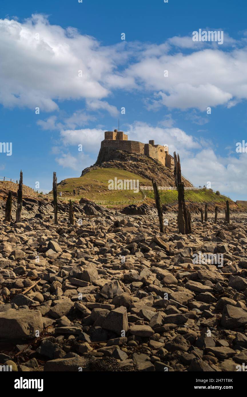 Holy island castle hi-res stock photography and images - Alamy