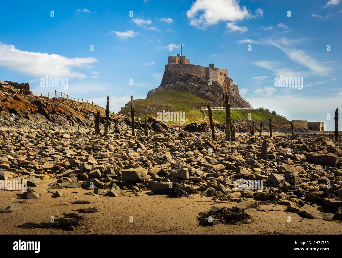 Holy island castle hi-res stock photography and images - Alamy