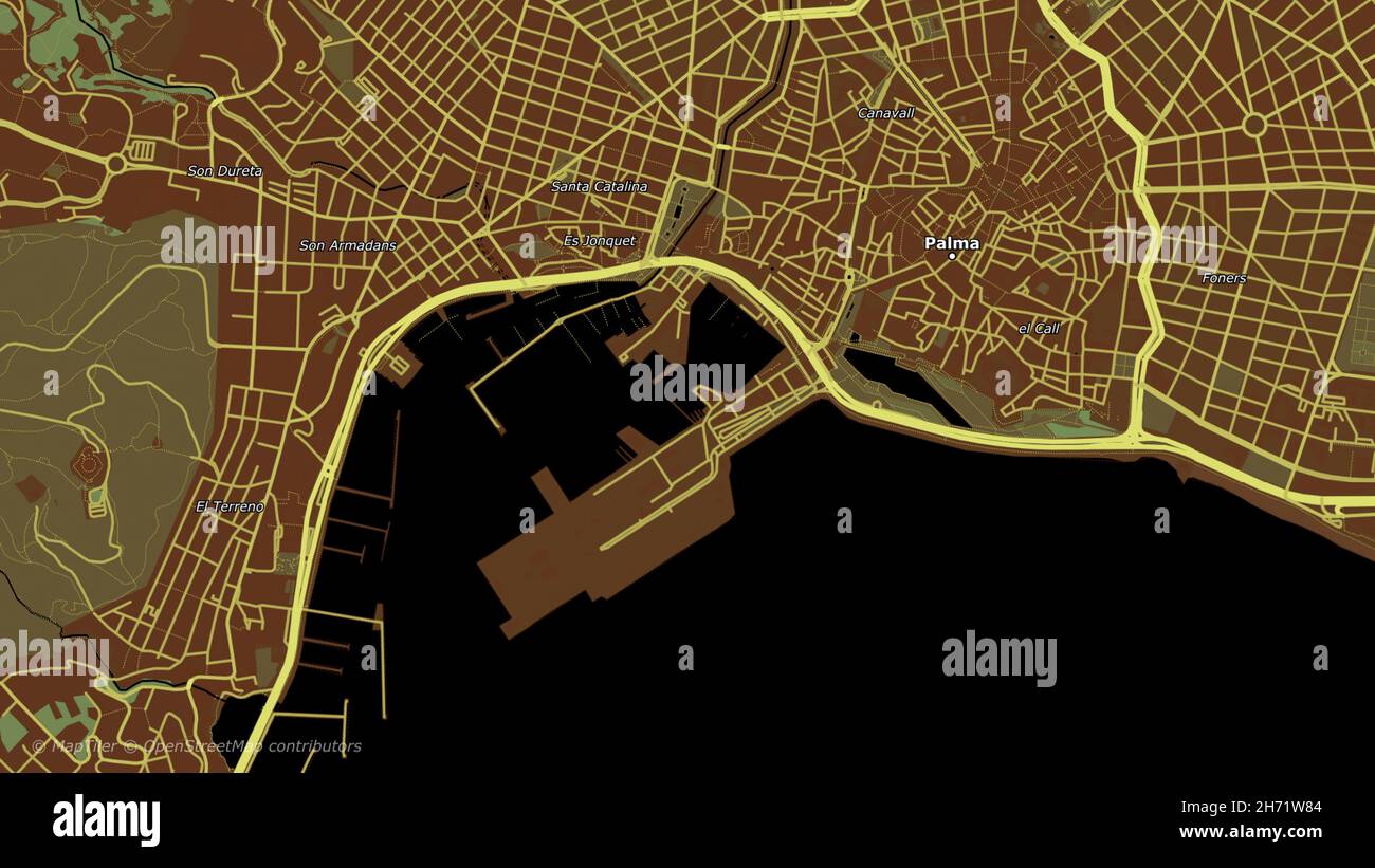 3d illustration - Aerial view of city Stock Photo - Alamy