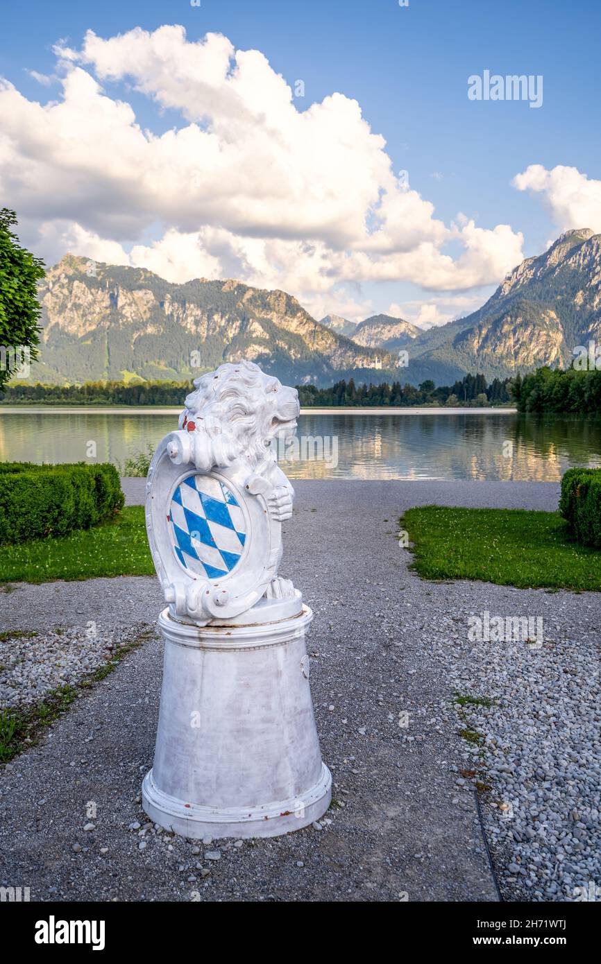 Forggensee at Fuessen, Bavaria, Germany Stock Photo - Alamy