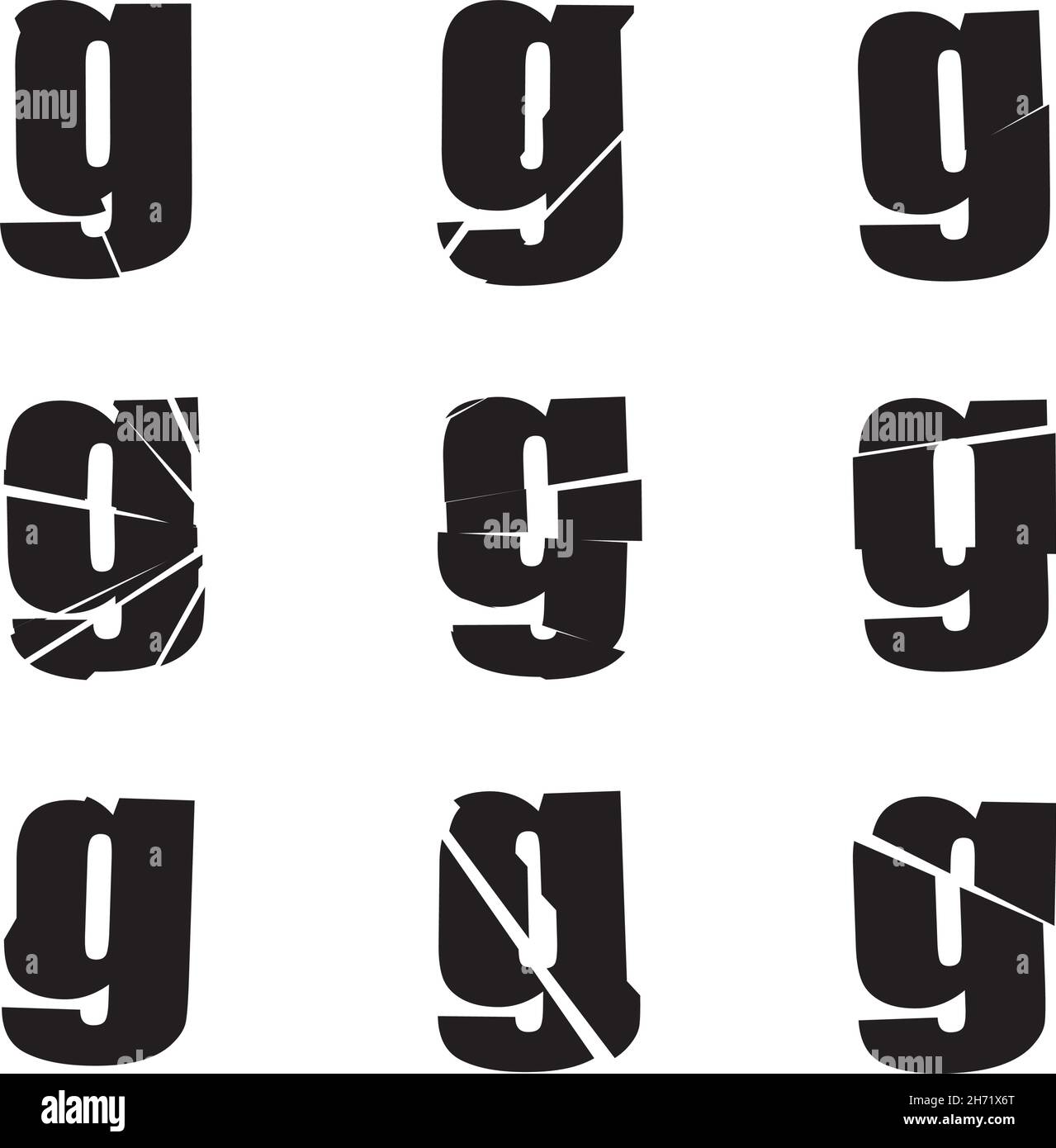 Fancy G Font Letters Clip Art