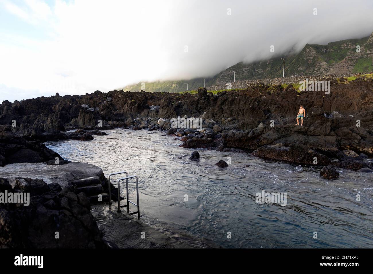 Azores natural swimming pool hi-res stock photography and images - Alamy