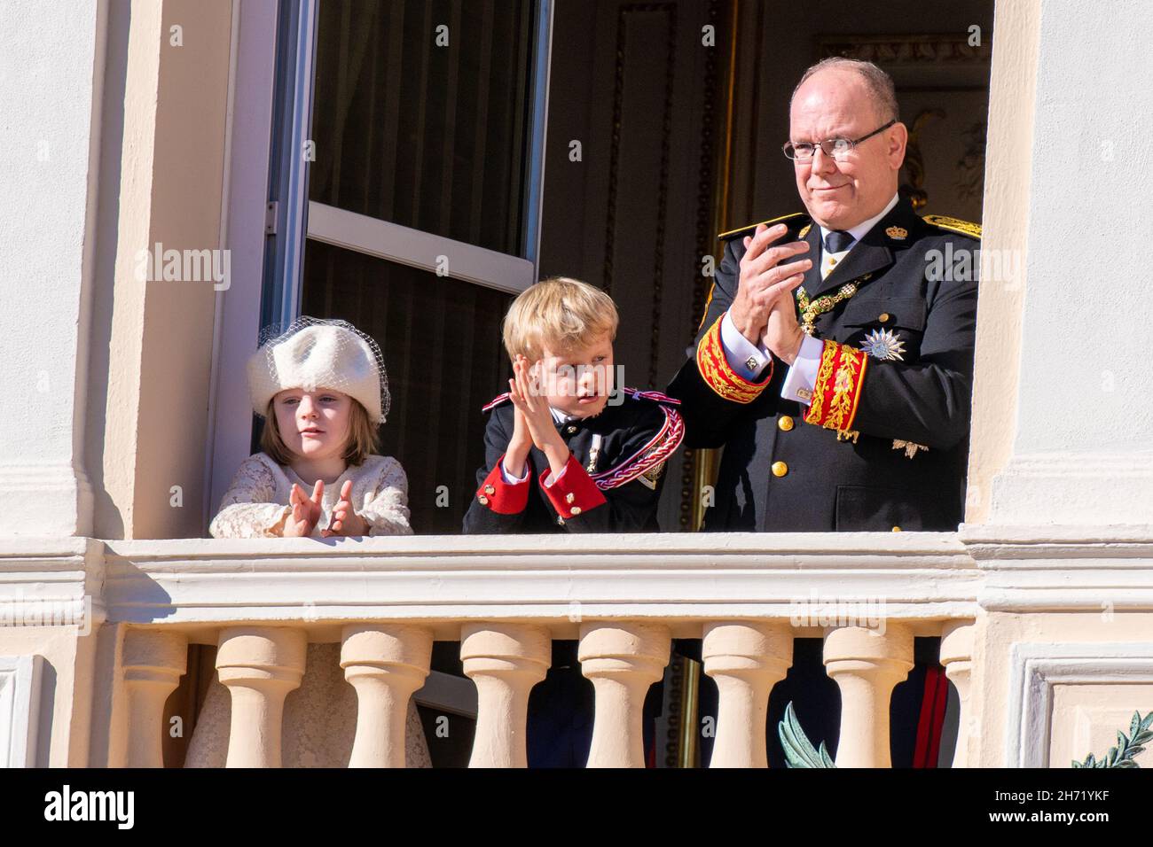 Monaco, Monaco. 19th Nov, 2021. Prince Albert II of Monaco with his ...