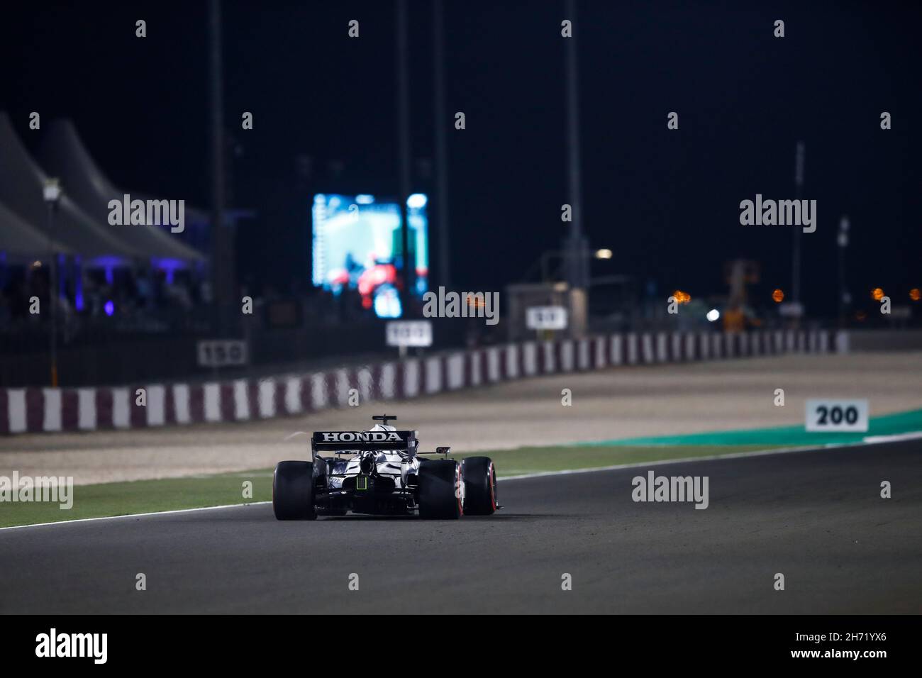 22 TSUNODA Yuki (jap), Scuderia AlphaTauri Honda AT02, action during the Formula 1 Ooredoo Qatar ...