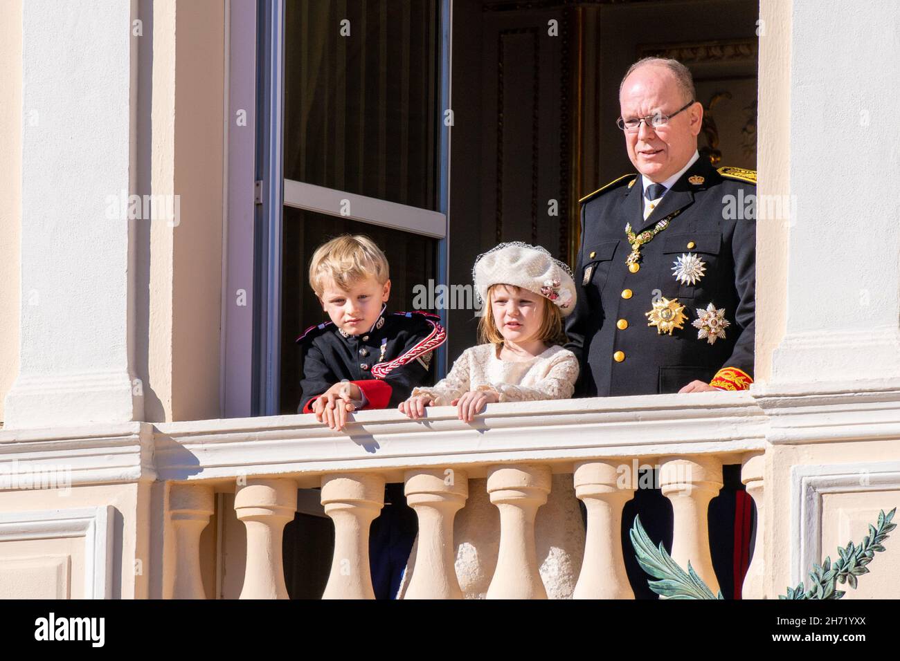 Monaco, Monaco. 19th Nov, 2021. Prince Albert II of Monaco with his ...