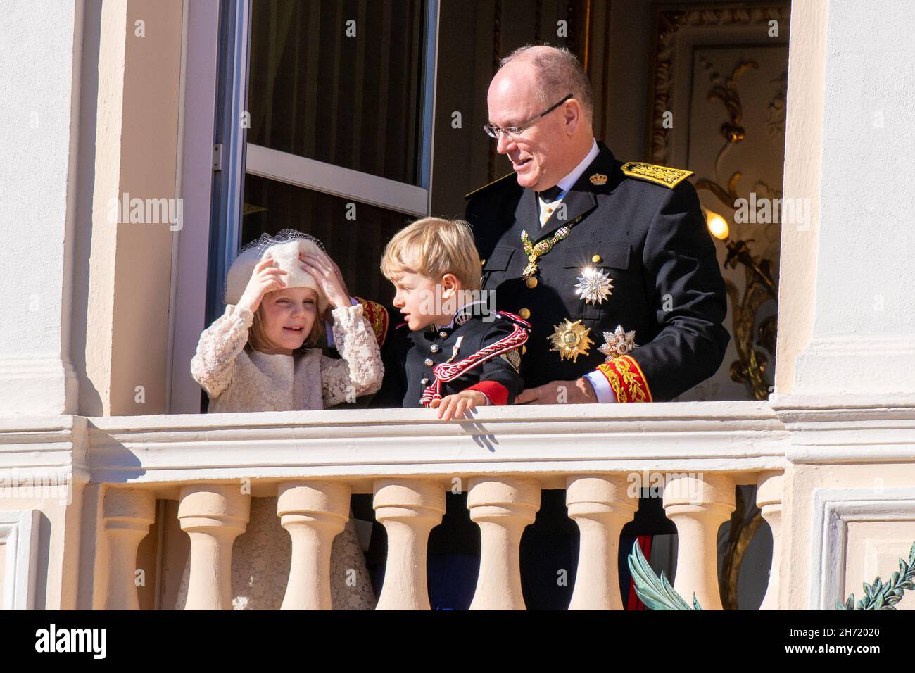 Monaco, Monaco. 19th Nov, 2021. Prince Albert II of Monaco with his ...