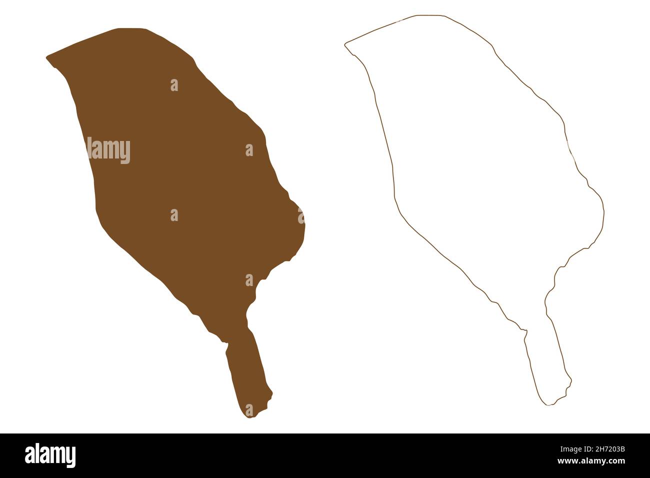 Naresland island (Kingdom of Denmark, Greenland, North America) map ...