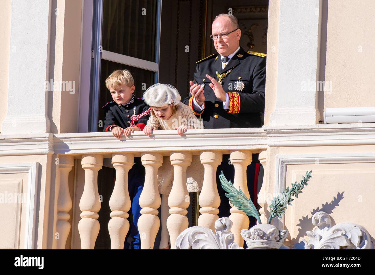 Monaco, Monaco. 19th Nov, 2021. Prince Albert II of Monaco with his ...