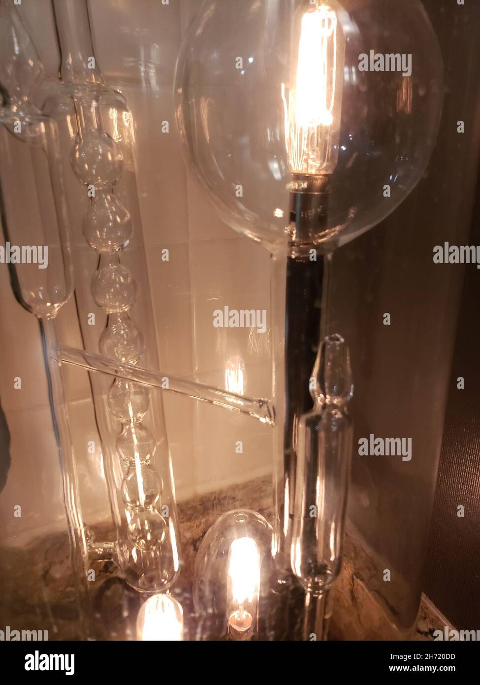 An old fashioned light display with multiple bulbs Stock Photo - Alamy